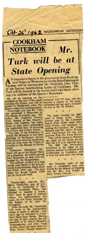 newspaper cutting | River & Rowing Museum