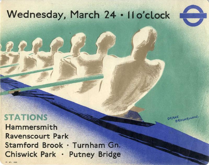 boat race poster | River & Rowing Museum