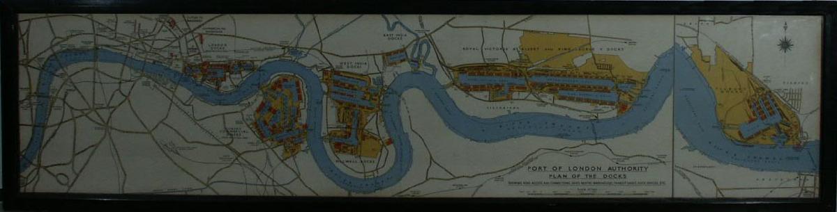 Port of London Authority, Plan of the Docks | River & Rowing Museum