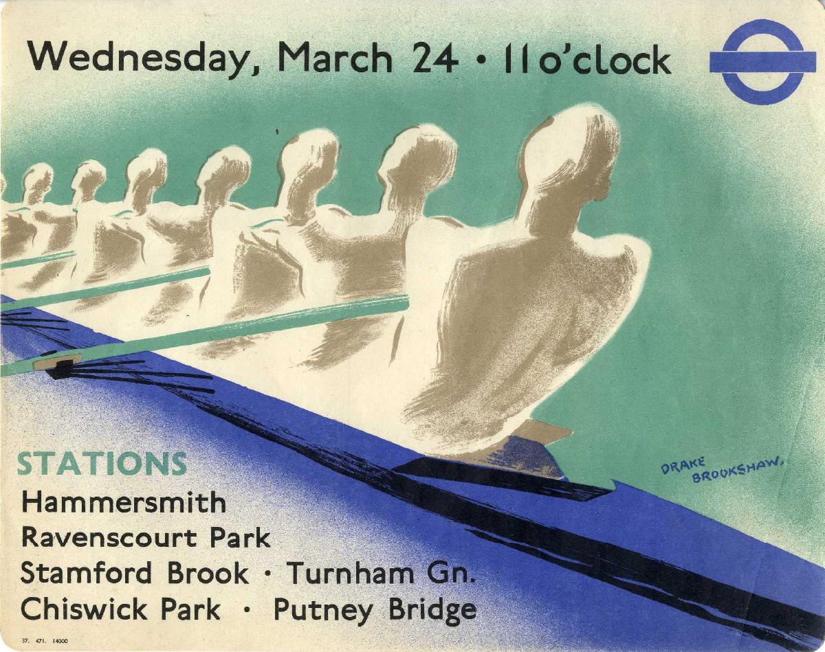 boat race poster | River & Rowing Museum